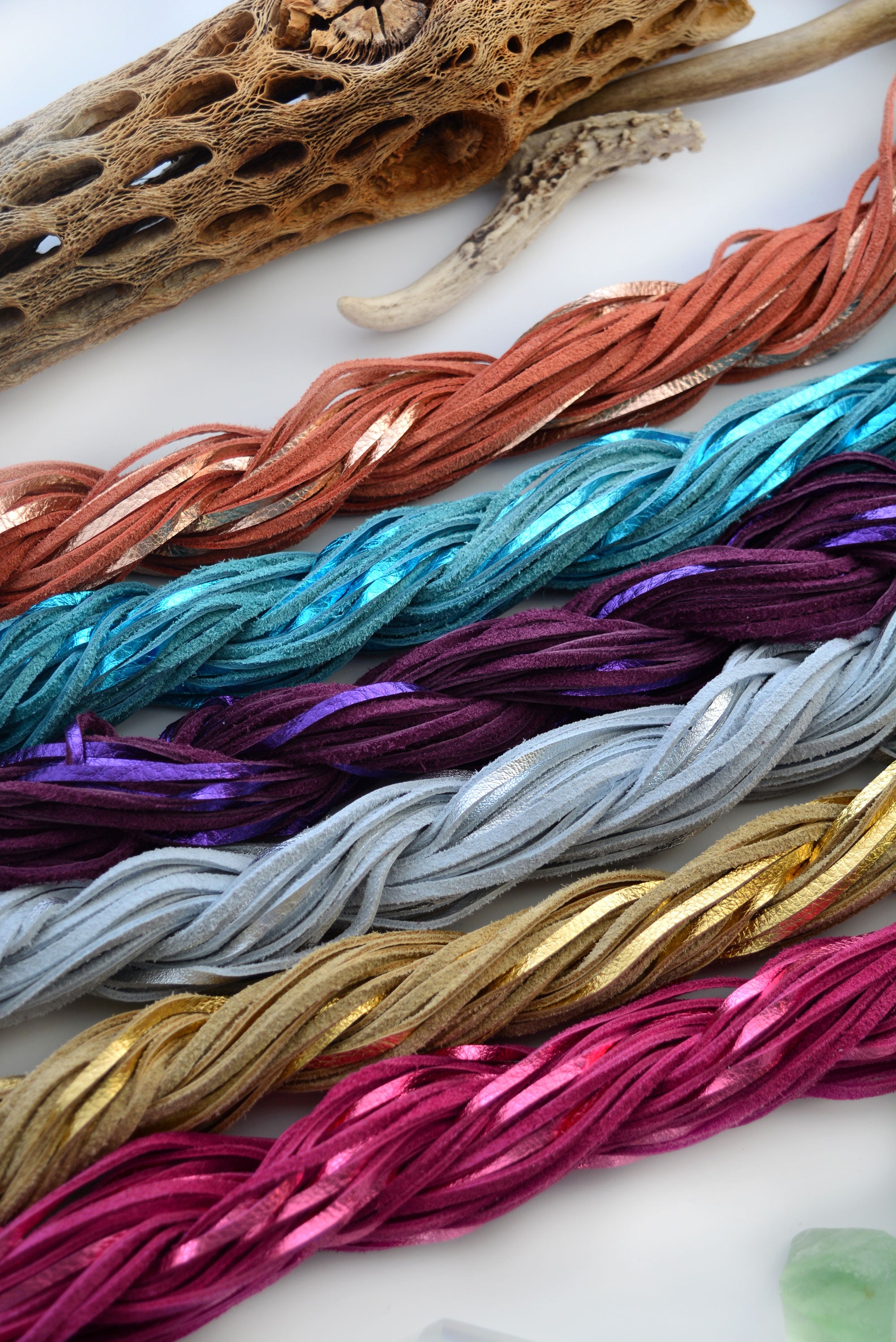 New Glitter Suede, it's gorgeous! – Nature Beads